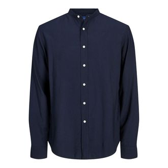 Jack & Jones Herren Jormarshall Band Shirt Ls Langarmhemd, Sky Captain, S