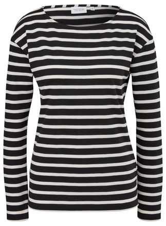 Comma Langarmshirt im Streifen-Design