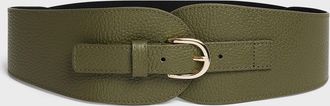 Gerard Darel Ceinture corset en cuir - OLYMPE - Kaki