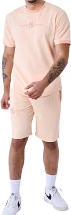 Project X Paris T-Shirt uni avec Bande Logo Pale Peach L