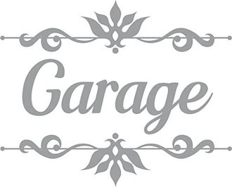 Retro Sticker d&eacute;coratif de porte GARAGE