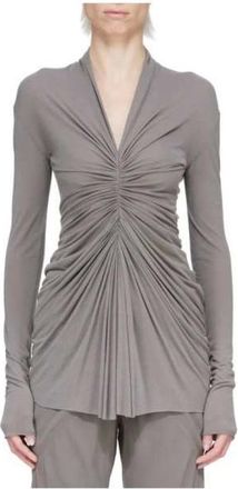 Rick Owens Femme, Tops, Gris, Taille: 40 FR Radiance Top