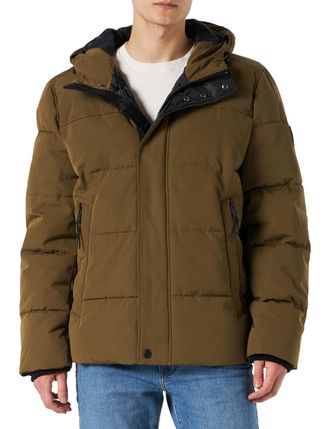Street One Men Herren D201739 Winterjacke, Burnt Olive, l