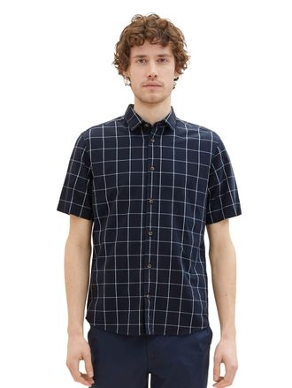 Tom Tailor Herren 1036220 Hemd, 31791 - Navy Check, M
