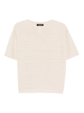 Fabiana Filippi Pull Col Rond - Blanc