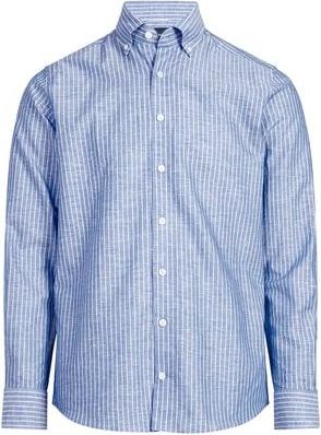 Hackett Chemise droite en lin et coton