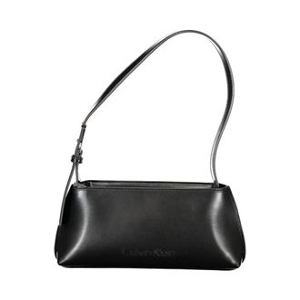 Calvin Klein Polyester Schultertasche - - Bags - Damen - Schwarzk - ONE SIZE