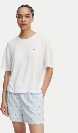 Tommy Hilfiger Pyjama UW0UW06328 Wei&szlig; Regular Fit