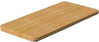 Teka | Schneidebrett aus Bambus | Schneidebrett | Bambus | 2,5 x 20,5 x 42,5 cm
