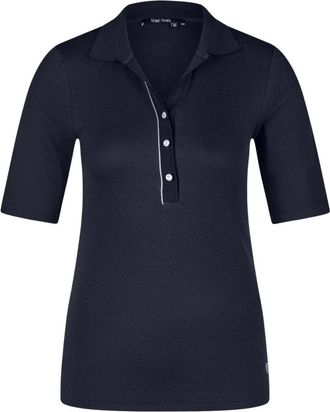Marc Aurel Femme, Tops, Bleu, Taille: 42 FR Polo avec D&eacute;tails Brillants