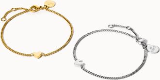 Purelei Tiny Heart Armband Set