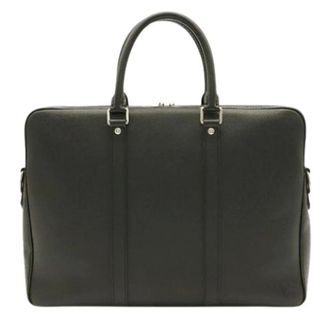 Louis Vuitton Sac &agrave; main en cuir Taiga Pre-owned - Homme - Pre-owned - Noir - Taille: ONE Size