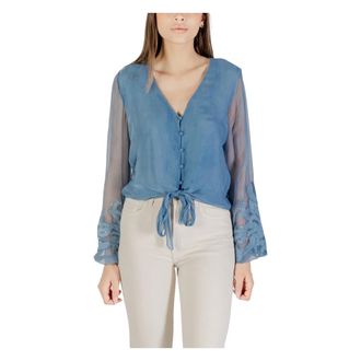 Guess Damen, Blusen & Hemden, Blau, XSGröße