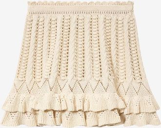 Isabel Marant Jupe Nelle - Femme - &Eacute;cru - Taille 34 - Marant &Eacute;toile