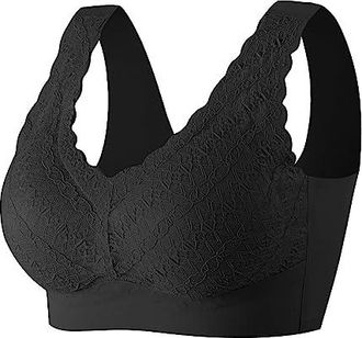 Generic Soutien-gorge 2026 pour femme - Confortable et sans traces - Style d&eacute;bardeur - Petite poitrine converg&eacute;e - Bonnet fixe - Dos sans anneau en acier - Pl