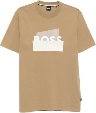 HUGO BOSS Homme, Tops, Beige, Taille: M T-shirt