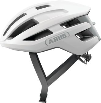 ABUS Rennradhelm PowerDome - Leichter Fahrradhelm mit cleverem Bel&uuml;ftungssystem und aerodynamischem Profil - Made in Italy - f&uuml;r Damen und Herren - Wei&szlig;, G