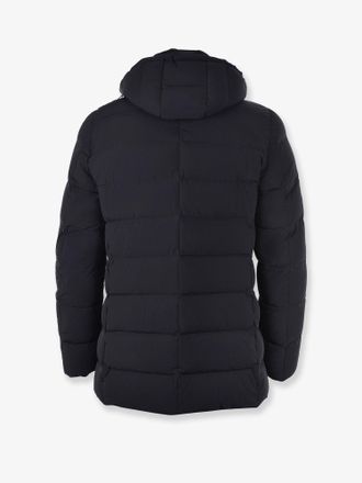 Moorer Mens Down Jacket Florio-Kn Blue Polyester