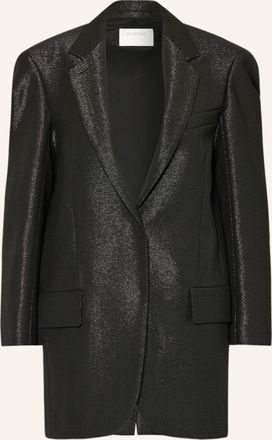 Sportmax Sportmax Oversized-Blazer Baffo Mit Glitzergarn schwarz