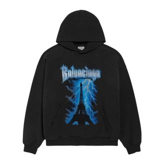 Balenciaga Herren, Sweatshirts & Hoodies, Schwarzk, XLGr&ouml;&szlig;e