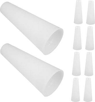 OSALADI 10st&uuml;cke Kunststoff-wickelrohre F&uuml;r Konische Spulen F&uuml;r Stricken N&auml;hen Handarbeiten Design F&uuml;r Effizientes Arbeiten F&uuml;r N&auml;hmaschinen Und -projekte