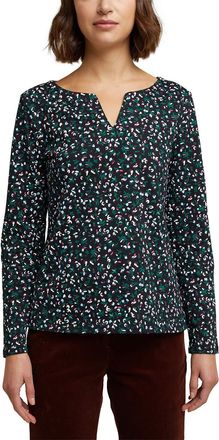 Esprit Damen 100CC1K327 T-Shirt, 001/BLACK, XS