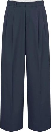 Rossi Rossi, Femme, Pantalons, Bleu, Taille: 38 FR Noa Crop Feather Weight Popeline