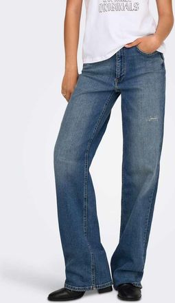 Only Jean ample - Bleu fonc&eacute;
