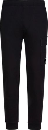 C.P. Company C.p. Company, Homme, Pantalons, Noir, Taille: L Diagonal Raised Fleece Cargo Pantalons de surv&ecirc;tement