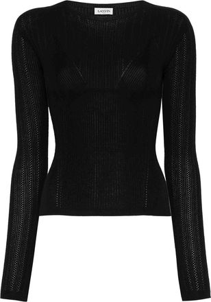 Lanvin Top - Schwarz