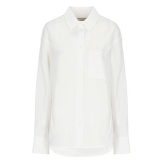 Loulou Studio Damen, Blusen & Hemden, Wei&szlig;, SGr&ouml;&szlig;e