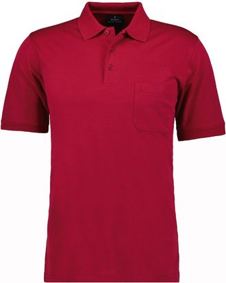 Ragman Herren RAGMAN Kurzarm Softknit Poloshirt 5X-Large, Beere-665
