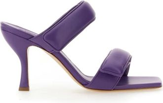 Gia Borghini Femme, Chaussures, Violet, Taille: 38 1/2 EU Mules &agrave; talons