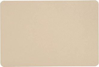 KESPER Platzset, Tischset Lederoptik Creme beige 44x29cm Kunststoff
