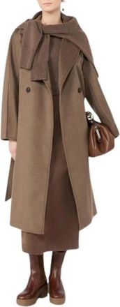 Max Mara Manteau Resina - Femme - Manteaux - Brun - Taille: 30 FR