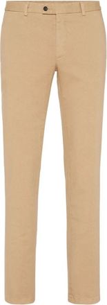 Philipp Plein Homme, Pantalons, Beige, Taille: M Long Pantalons Chinos Fit