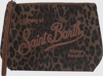 MC2 Saint Barth Mini-Handtasche Aline aus gewachster Baumwolle mit Schottenmuster