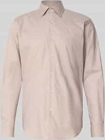 HUGO BOSS Regular Fit Businesshemd aus Baumwoll-Mix