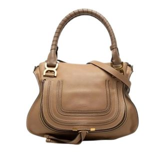 Chlo&eacute; Pre-owned Marcie Satchel - Femme - Pre-owned - Brun - Taille: ONE Size