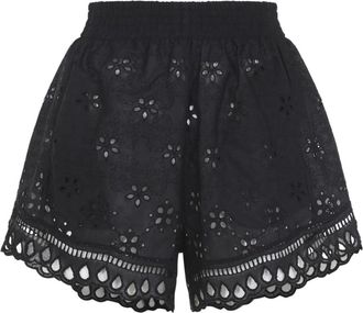 Ermanno Scervino Femme, Shorts, Noir, Taille: 36 FR Life Cotton Bermuda