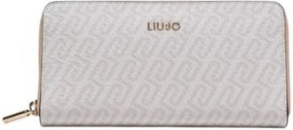 Liu Jo Femme, Accessoires, Beige, Taille: ONE Size Large Monogram Wallet