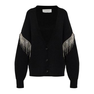 Sportmax Pagine Woll-Cardigan - - Knitwear - Damen - Schwarzk - S