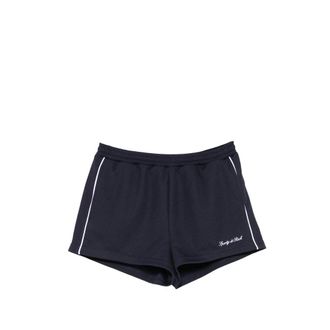 Sporty & Rich Damen, Shorts, Blau, SGr&ouml;&szlig;e