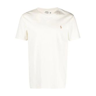 Ralph Lauren Homme, Tops, Beige, Taille: 2XL T-shirt Nude & Neutrals