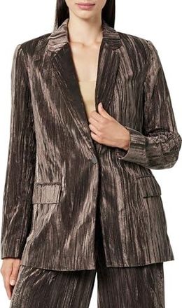 The Drop Blazer Long Blake pour Femme, Velours Marron Java, XL