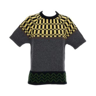 Marni Rundhals-Strickpullover - - Knitwear - Damen - Grau - XS