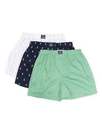 Polo Ralph Lauren Boxershorts aus Baumwolle (3er-Set) - Blau