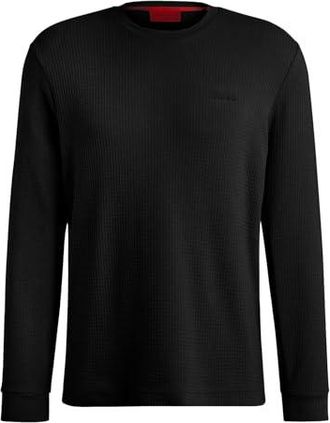 HUGO BOSS Hugo Austin Ls Shirt Pyjama &agrave; Manches Longues, Noir 1, L Hommes