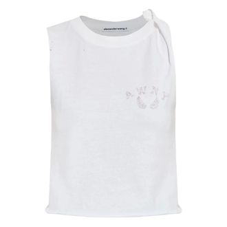 Alexander Wang Hauts sans manches - Femme - Tops - Blanc - Taille: 36 FR