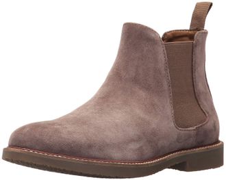 Steve Madden Herren Highline Chelsea-Stiefel, Braungrau-Taupe Suede, 7 1/2 EU